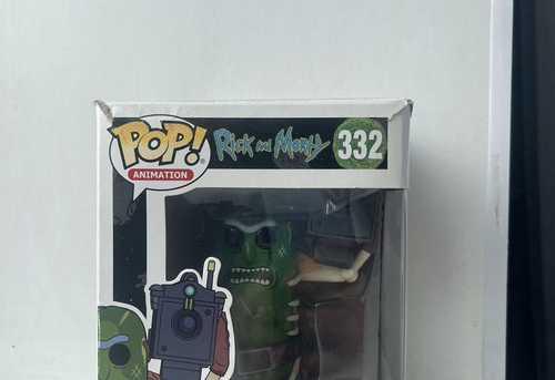 Фигурка Funko Pop Огурчик Рик - Pickle Rick №332