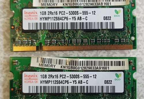 Оперативная память DDR2 для ноутбука