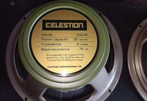 Гитарный динамик Celestion G12M Greenback 8ом