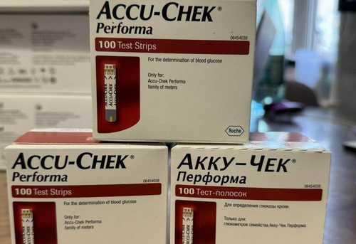Тест полоски акку чек перформа