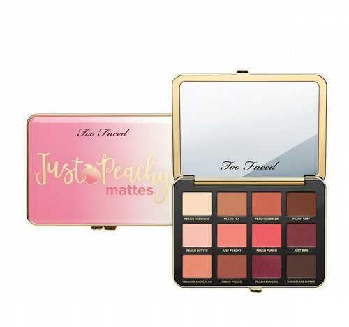 Палетка теней Too Faced - Just Peachy Mattes