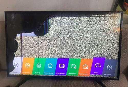 Телевизор LG 43LJ510V разбита матрица