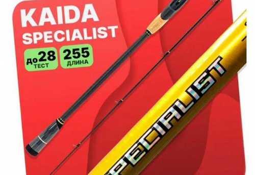 Спиннинг штекерный Kaida specialist 5-28g 255 см