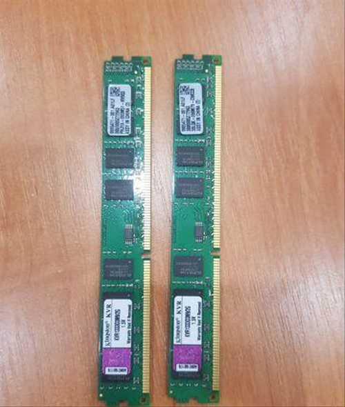 Оперативная памятьddr3 Kingston 2*2GB 1333MHz