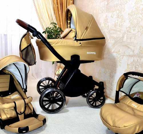 Абсол. Новая коляска Verdi Sonic Soft 3в1 (Польша)