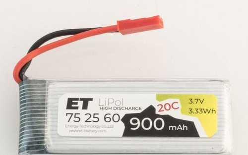 Аккумулятор ET LP752560-20CJ 3.7В, 900мАч, Li-Pol
