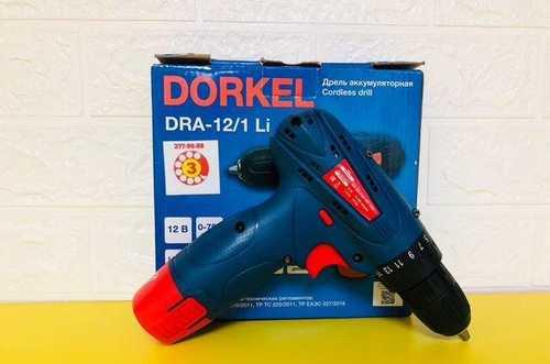 Дрель-шуруповерт Dorkel DRA-12/1 Li(сусловой)