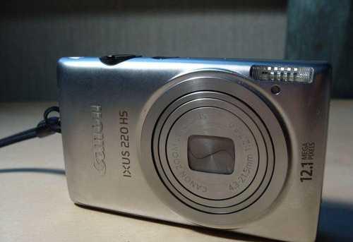 Компактный фотоаппарат canon ixus 220 hs