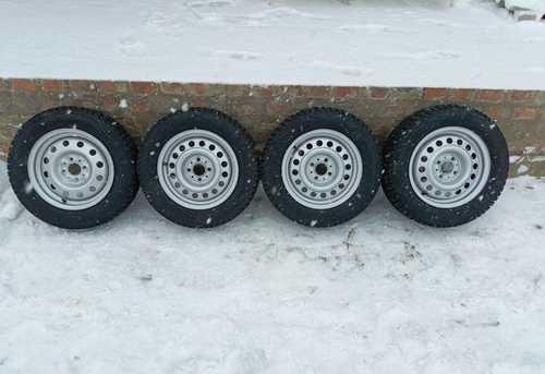 Зимний комплект колес r14 ваз(lada)