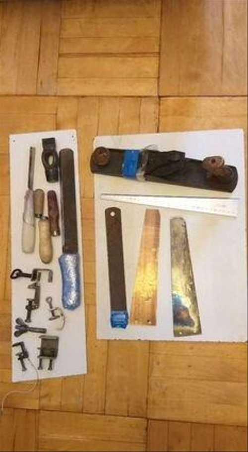 Инструменты рубанок ножовки молоток струбцины