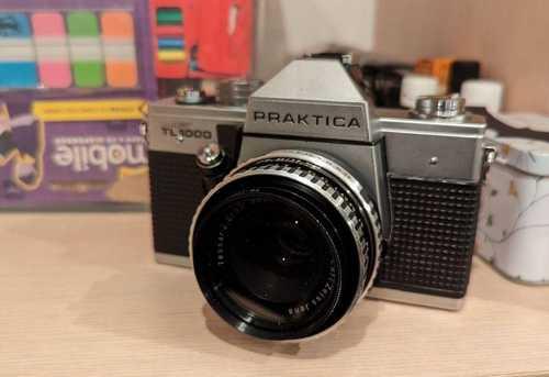 Praktica TL1000 + Carl Zeiss Jena tessar 2.8 50