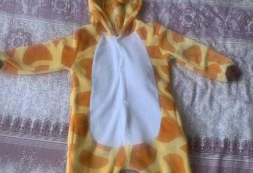 Пижама детская кигуруми жираф 104-116