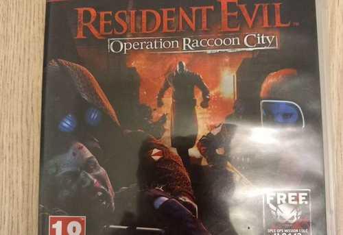 Resident evil operation raccoon city ps3 диск