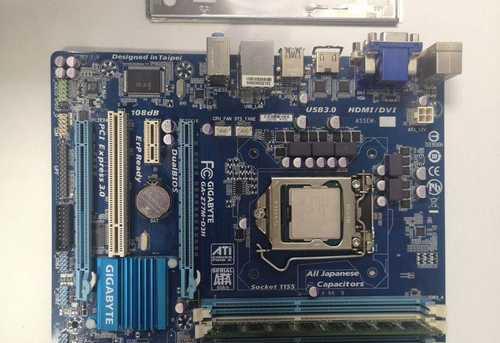 Материнская плата, процессор i5-3550, LGA 1155