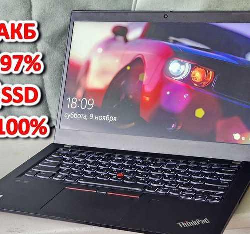 Тонкий Мощный с Гарантией ThinkPad X13 i5/8/ssd256