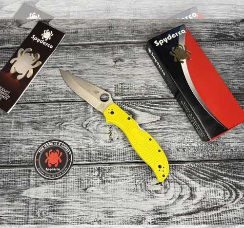 Spyderco Stretch 2 XL Salt Yellow C258PYL