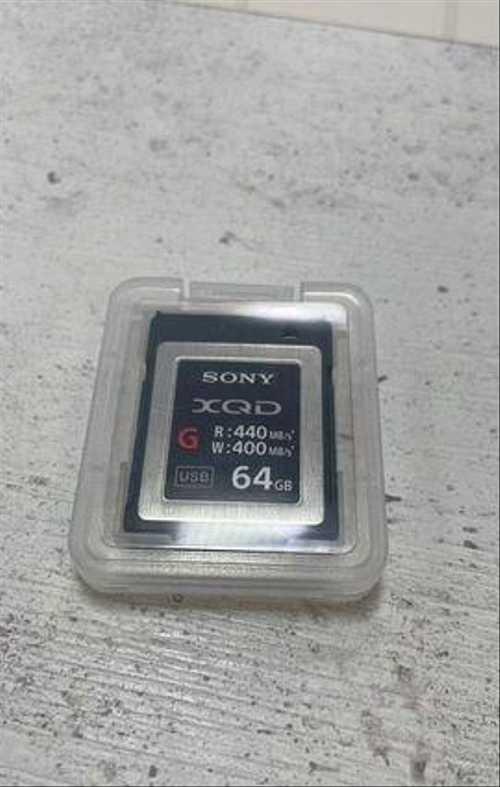 Sony XQD 64GB 440R/400W