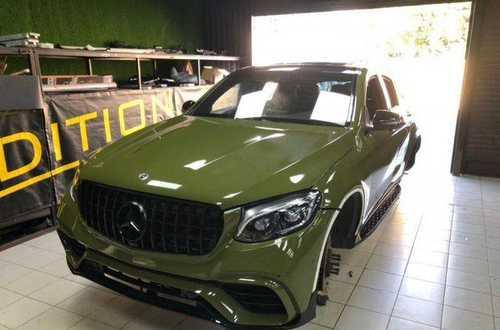 Обвес в стиле GLC 63 AMG на Mercedes GLC coupe 253