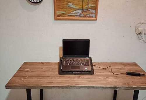 Компьютерный стол лофт из массива 60х150 см