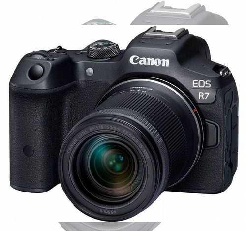 Беззеркальный фотоаппарат Canon EOS R7 Kit RF-S 18