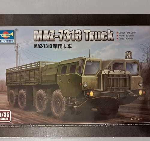 01050 Trumpeter 1/35 MAZ-7313 маз-7313