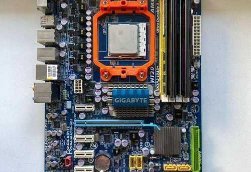 Комплект GA-MA770-US3 и AMD Athlon II + 4GB DDR2