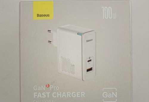 Зарядное Baseus GaN5 Pro Fast Charger C+U 100W