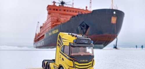 1/50 Iveco SWay Event Tekno Северный полюс раритет