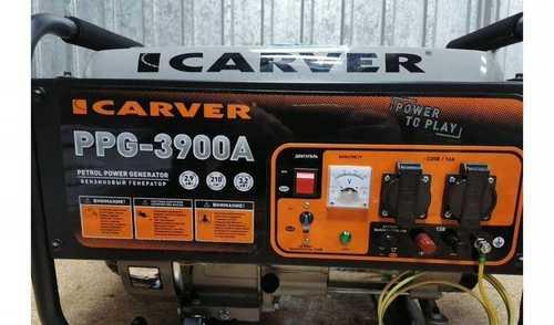 Генератор бензиновый 3.2кВт Carver 2x16А/220В