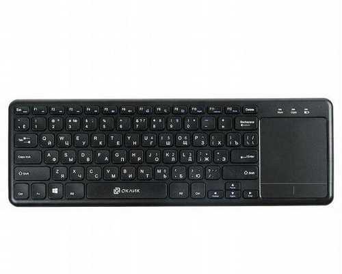 Беспроводная клавиатура Оклик 830ST, черный
