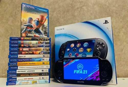 PS Vita Slim \ PS Vita Fat + FIFA21 и много игр