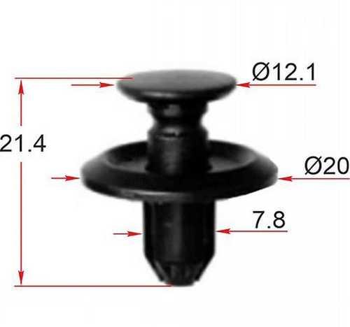Клипса MU488006 Lancer Elgrand Avenir Caravan