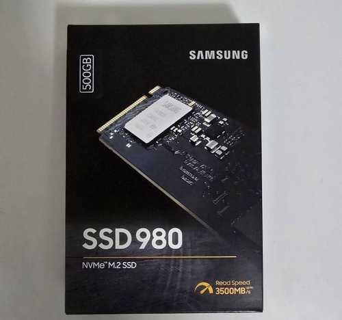 Samsung SSD 980 500gb nvme M.2 (новый)