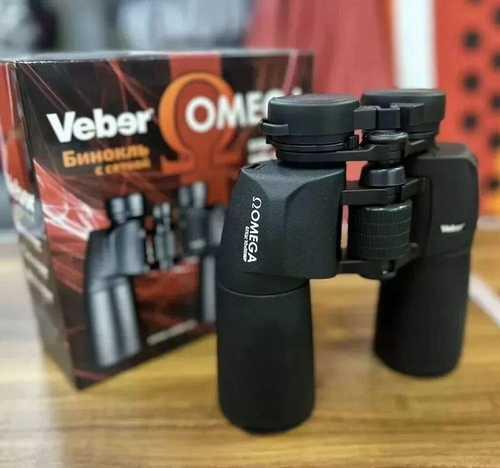 Бинокль Veber Omega бпцс 10x50WP с сеткой
