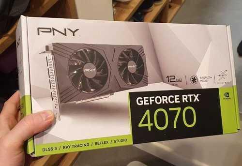 Видеокарта PNY rtx 4070 новая