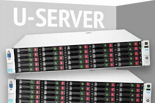Сервер HP DL380p G8 25SFF 2x2680v2 96Gb p420i 1Gb