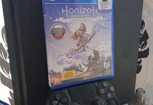 Playstation 4 Slim 1TB (Б/У) + Horizon Zero Dawn