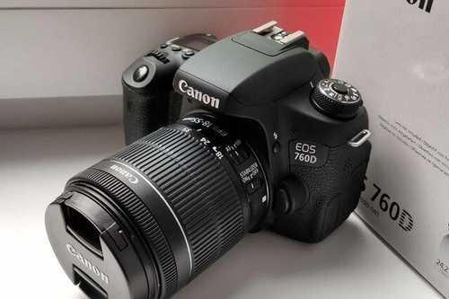 Canon 760d body или kit сумка и флешка 128Гб