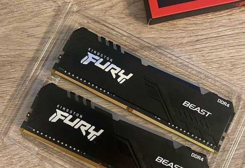 Оперативная память Kingston Fury Beast Black