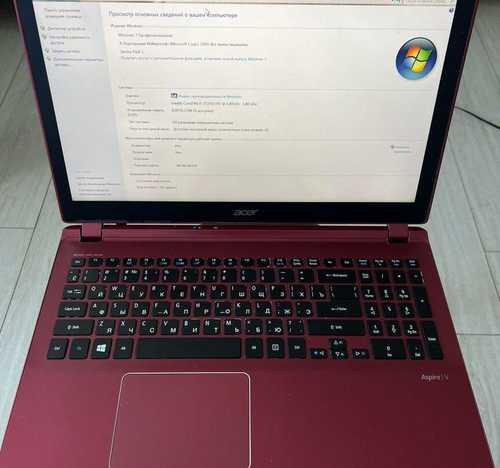 Ноутбук acer aspire V5-572pg
