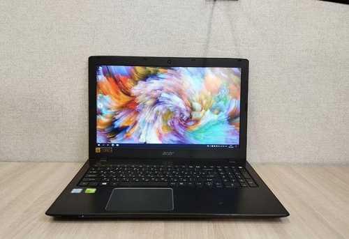 Игровой ноутбук 15.6" Acer ASPIRE E5-575G, 1128 ГБ, Core i3-6006U, RAM 16 ГБ, GeForce 940MX 2 ГБ