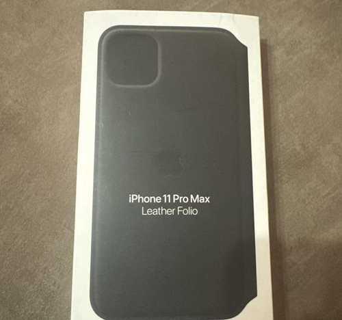 Чехол iPhone 11 pro max Leather Folio