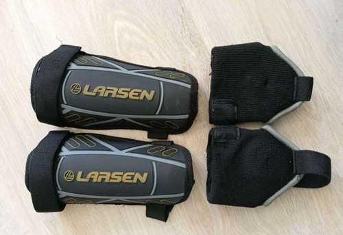 Щитки футбольные, Larsen,размер S