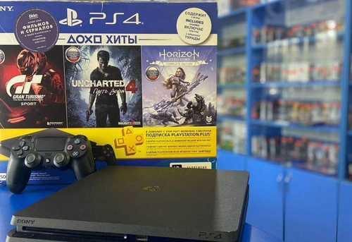 PS4 slim 1tb+игры+гарантия