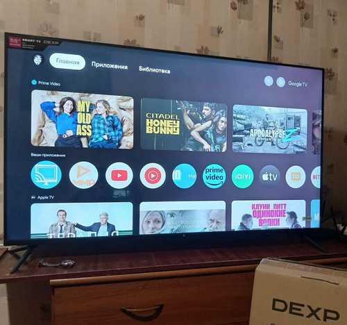 Телевизор SMART tv dexp 55