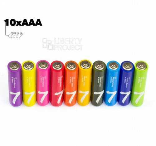 Батарейки Xiaomi aaа Rainbow ZI7 (ааа 10шт)