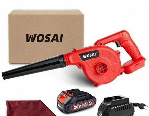 Воздуходувка беспроводная садовая Wosai 20V