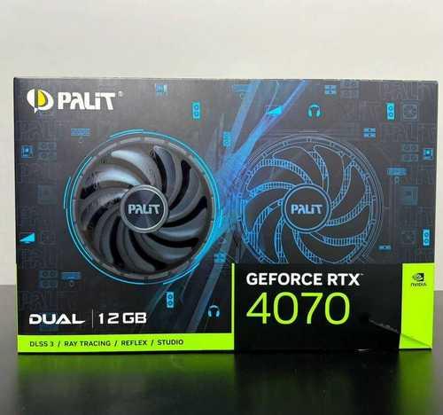 Видеокарта Rtx 4070 Palit Dual 12GB /Новая