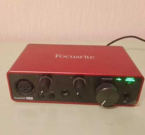 Аудиокарта Focusrite Scarlett Solo 3nd Gen USB