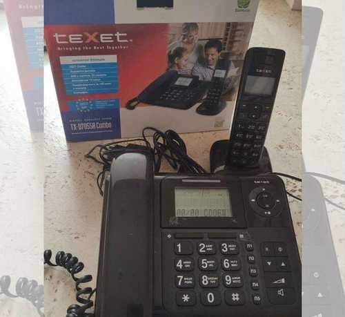 Стационарный телефон Texet tx-d7055a combo б/у